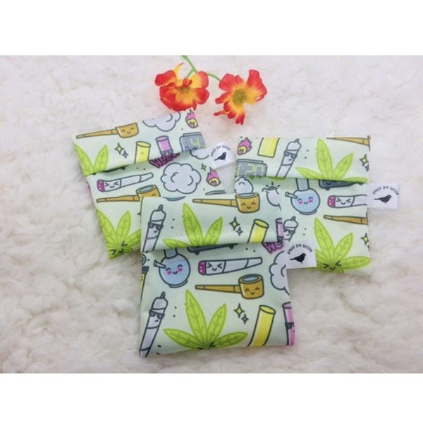 YOUR CHOICE 3-pack of pad wrappers 4x4.5” – Spoiled Sew Rotten